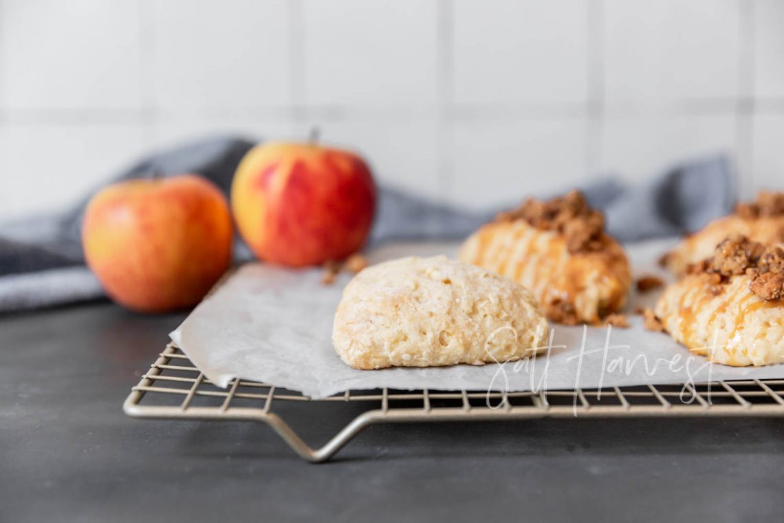 Autumn Apple Scones Recipe - Salt Harvest Creatives