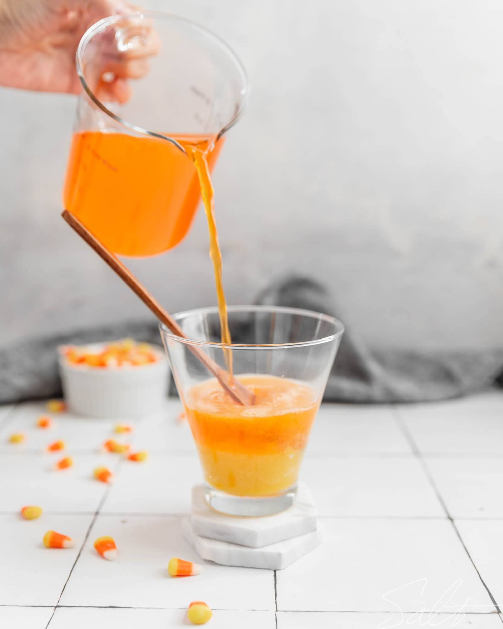 Candy Corn Punch Recipe - Salt Harvest Creatives