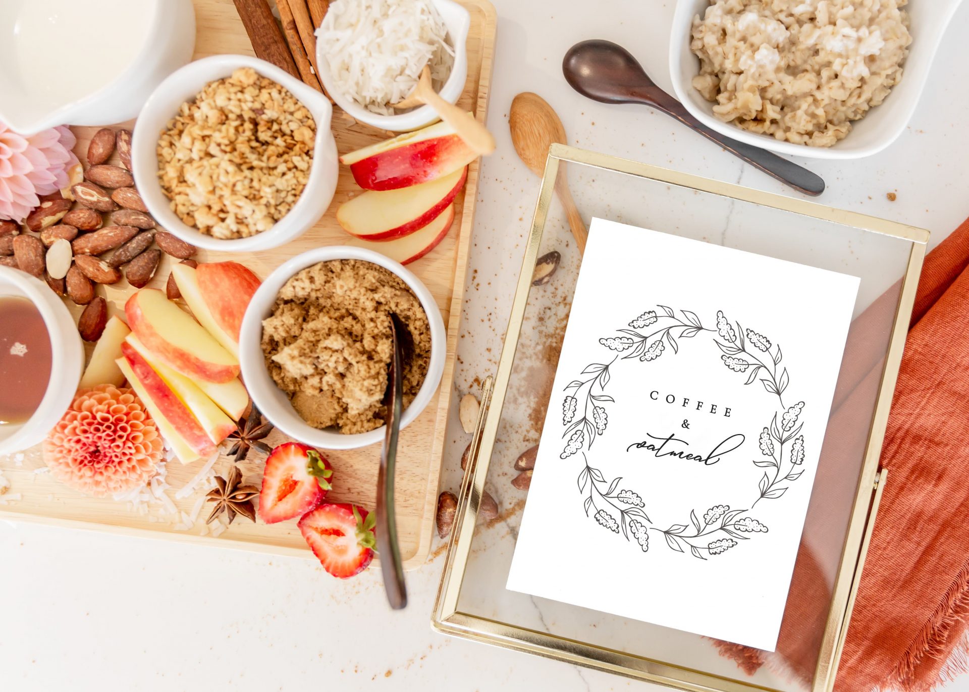 Oatmeal Charcuterie Board - Salt Harvest Creatives