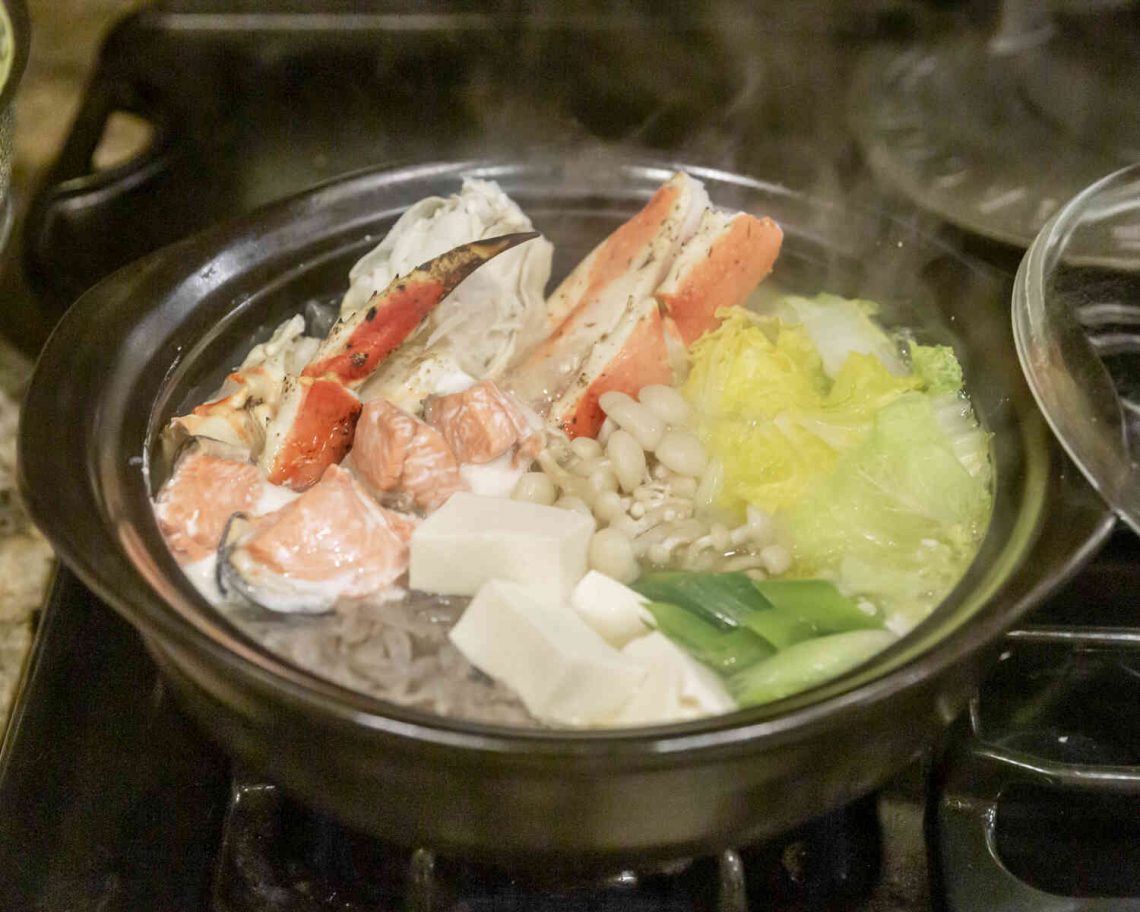 Japanese Winter Dish - Crab Hot Pot & Porridge - Salt Harvest Creatives