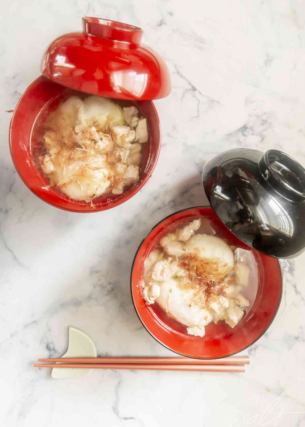 Japanese New Year's Mochi Soup - Ozouni - Salt Harvest Creatives