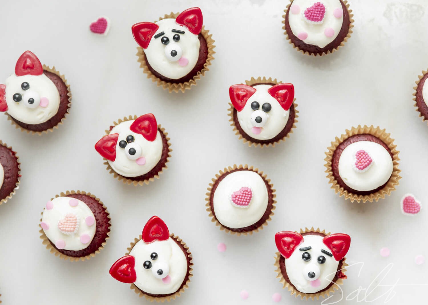 Valentine's Day Easy Cupcakes - Salt Harvest Creatives