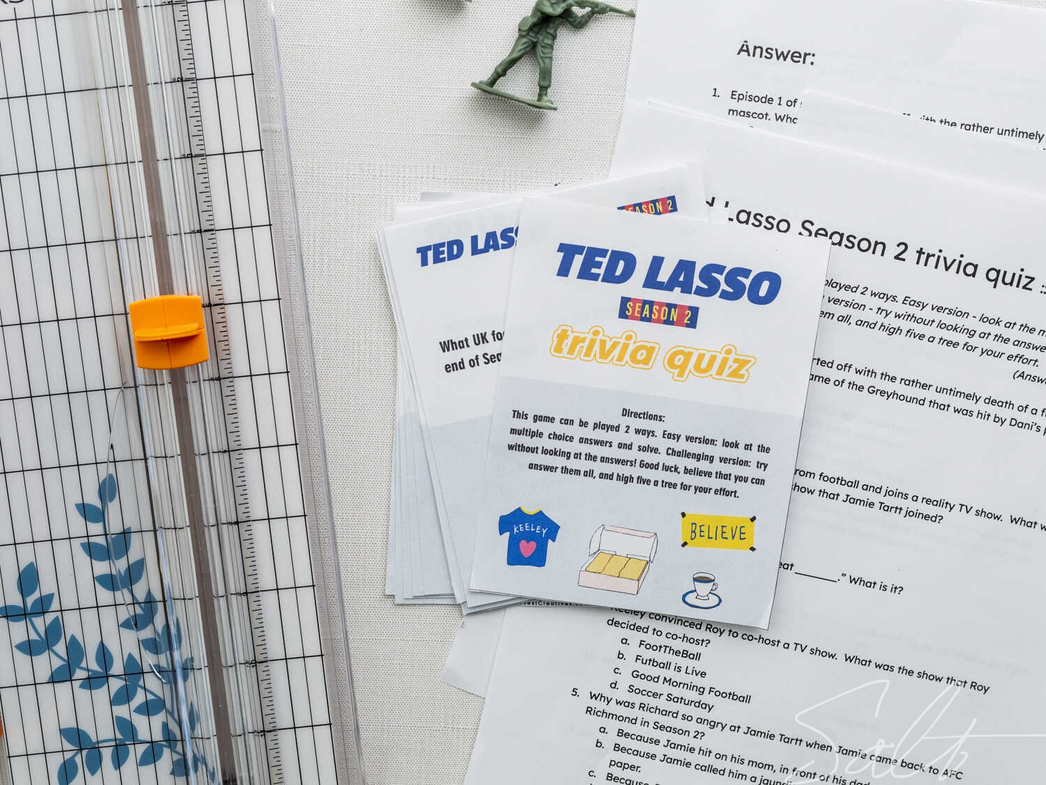 Ted Lasso Season 3 Party & Trivia quiz download - Salt Harvest Creatives